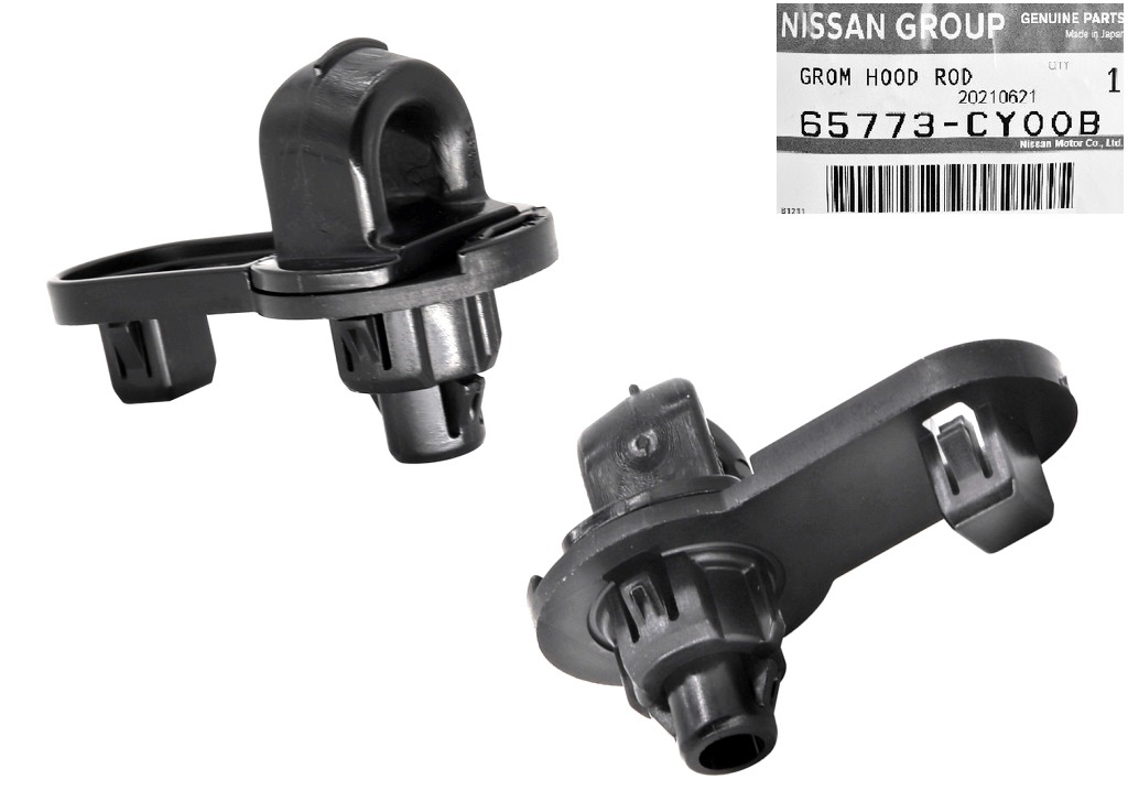 NISSAN QASHQAI J11 13- UCHWYT MOCOWANIE PODPORY MASKI OE 65773-CY00B